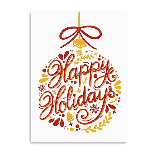 Click here for Lumaprints Happy Holidays Canvas Art  One Size  Wh... prices