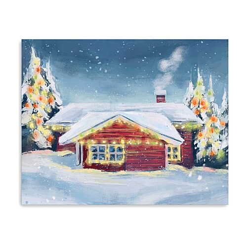 Click here for Lumaprints Christmas Ii Canvas Art  One Size  Whit... prices