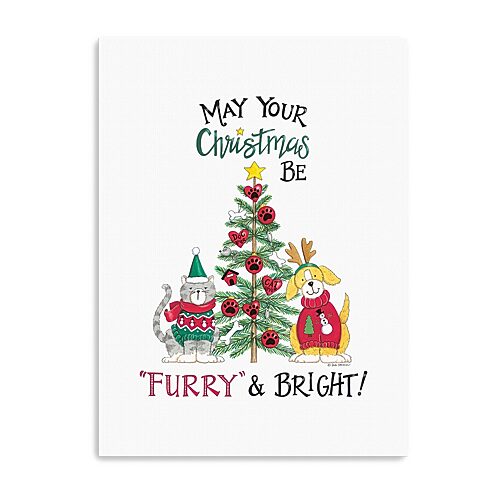 Click here for Lumaprints May Your Christmas Be Furry Canvas Art... prices
