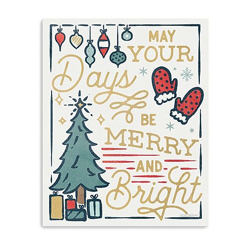 Click here for Lumaprints Christmas Vi Canvas Art  One Size  Whit... prices