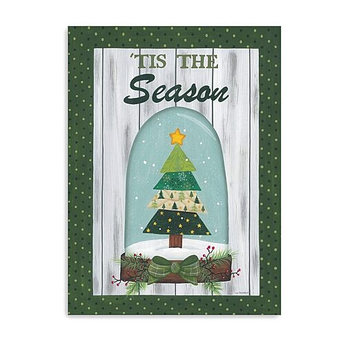 Click here for Lumaprints Tree Snow Globe Canvas Art  One Size  G... prices