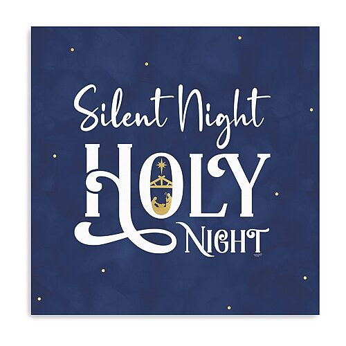 Click here for Lumaprints O Holy Night I On Blue Canvas Art  One... prices