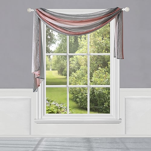 Click here for Ombre Scarf Valance  One Size  Pink prices