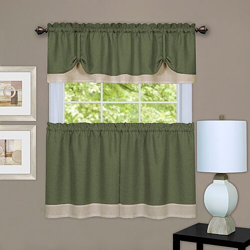 Click here for Achim Darcy Kitchen Curtain Set prices
