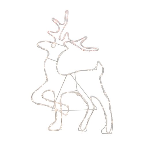 Click here for Northlight 24in Lighted Standing Reindeer Silhouet... prices