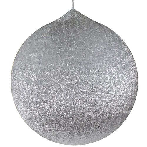Click here for Northlight 27.5in Silver Tinsel Inflatable Ball Or... prices