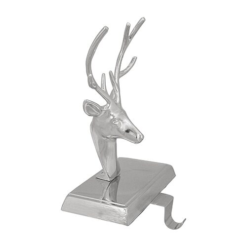 Click here for Northlight 8in Shiny Silver Deer Head Christmas St... prices