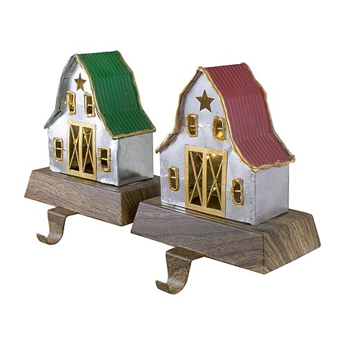 Click here for Northlight Led Lighted Galvanized Barn 5.5in Chris... prices
