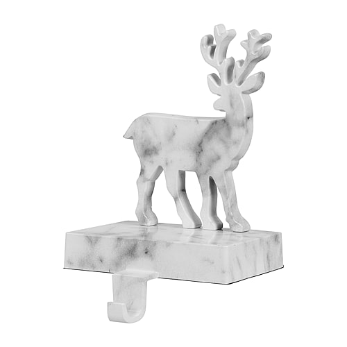 Click here for Northlight 7.5in White And Black Marbled Standing... prices