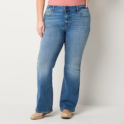 Click here for a.n.a Womens Plus High Rise Flare Leg Jean  16w  B... prices