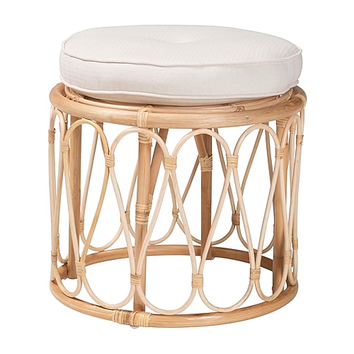 Click here for Hachiro Ottoman  One Size  White prices