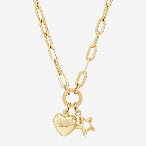 Click here for Limited Quantities! Womens 10K Gold Heart Star 17... prices