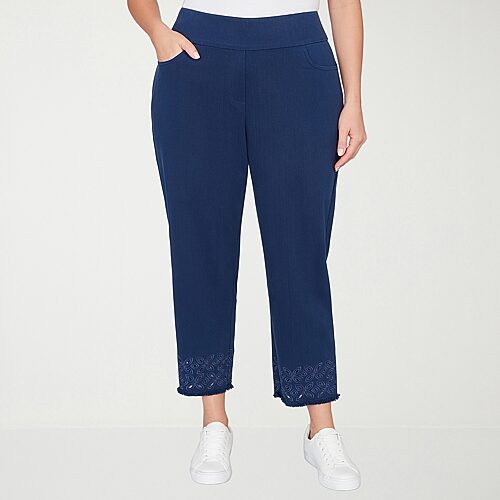 Click here for Alfred Dunner Mykonos Womens Plus Straight Mid Ris... prices