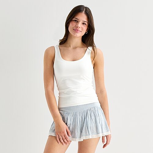 Click here for Arizona So Smooth Womens Juniors Scoop Neck Sleeve... prices