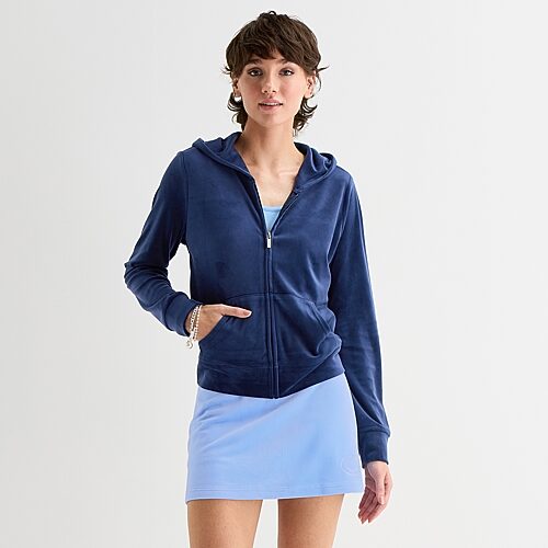 Click here for Juicy By Juicy Couture Womens Juniors Hooded Light... prices