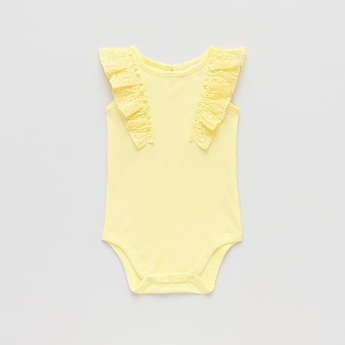 Click here for Okie Dokie Baby Girls Round Neck Sleeveless Rib Bo... prices