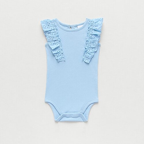 Click here for Okie Dokie Baby Girls Round Neck Sleeveless Rib Bo... prices