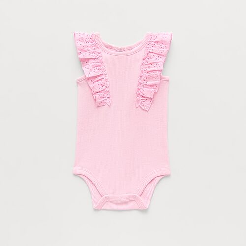 Click here for Okie Dokie Baby Girls Round Neck Sleeveless Rib Bo... prices