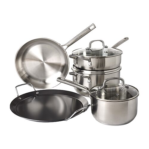 Click here for Jenny Martinez Stainless Steel 8-pc. Cookware Set... prices