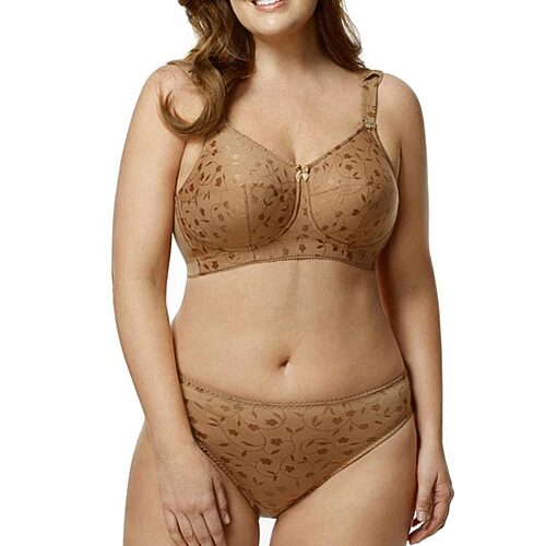 Click here for Elila Jacquard Panty  5x  Brown prices