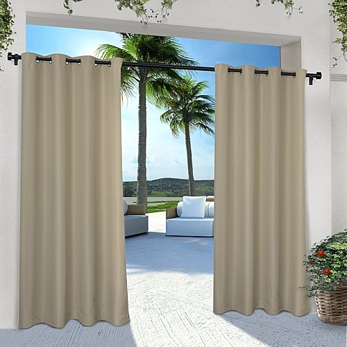 Click here for Exclusive Home Curtains Solid Grommet Top Light-Fi... prices
