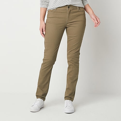 Click here for Liz Claiborne Sara Womens Tall Mid Rise Skinny Fit... prices