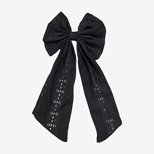 Click here for Arizona Lace Hair Bow  One Size  Black prices