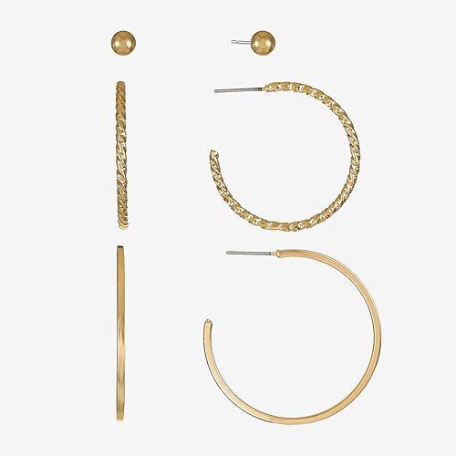 Click here for Liz Claiborne Womens Hypoallergenic 3 Pair Earring... prices