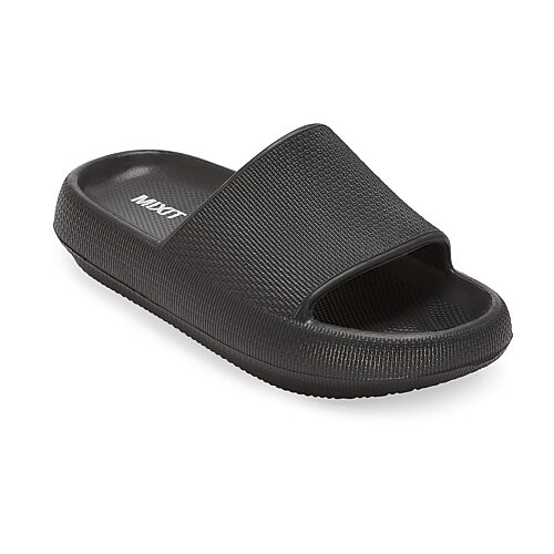 Click here for Mixit Womens Pool Slide Sandals  7  Black prices