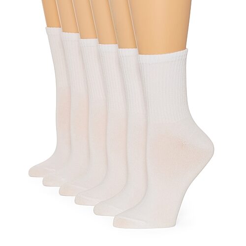 Click here for Mixit Sport Rib Short Womens 6 Pair Crew Socks  4-... prices