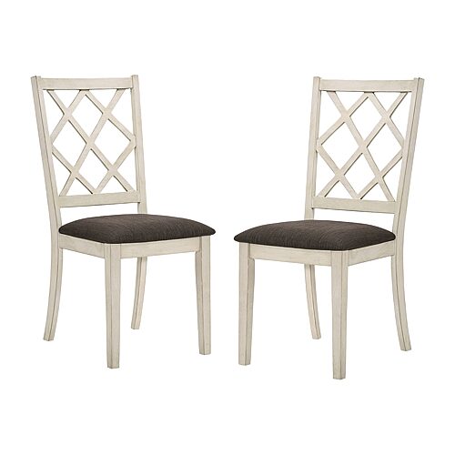 Click here for Furniture of America Estis 2-pc. Upholstered Dinin... prices