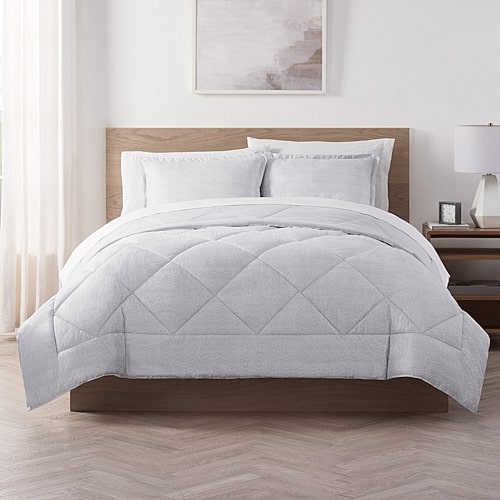 Click here for Serta Supersoft Cooling Midweight Comforter Set  O... prices