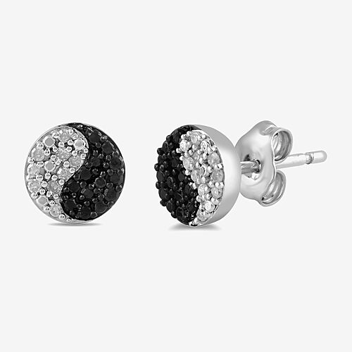 Click here for Midnight Black 1/5 CT. Natural Black Diamond Sterl... prices