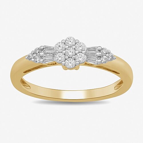 Click here for Womens 1/3 CT. T.W. Lab Grown White Diamond 14K Go... prices