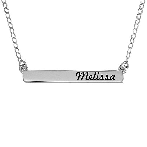 Click here for Personalized Sterling Silver Engraved Name Bar Pen... prices