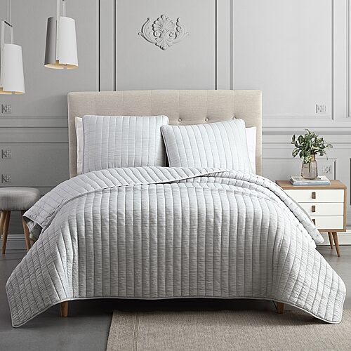 Click here for Riverbrook Home Moonstone 3-pc. Solid Quilt Set  O... prices