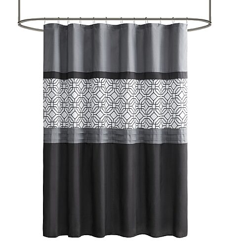Click here for 510 Design Donnell Embroidered Shower Curtain  72... prices