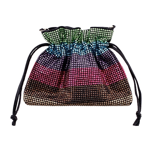 Click here for I. Miller Gable Crystal Evening Bag  One Size  Bla... prices