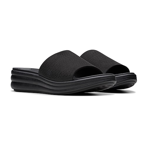 Click here for Clarks Cloudsteppers Womens Drift Twist Wedge Sand... prices