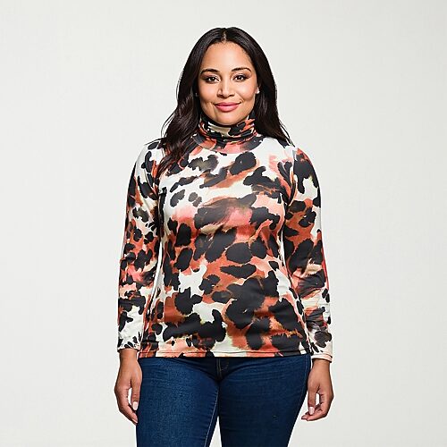 Click here for Plus Size 24/7 Comfort Apparel Animal Print Turtle... prices