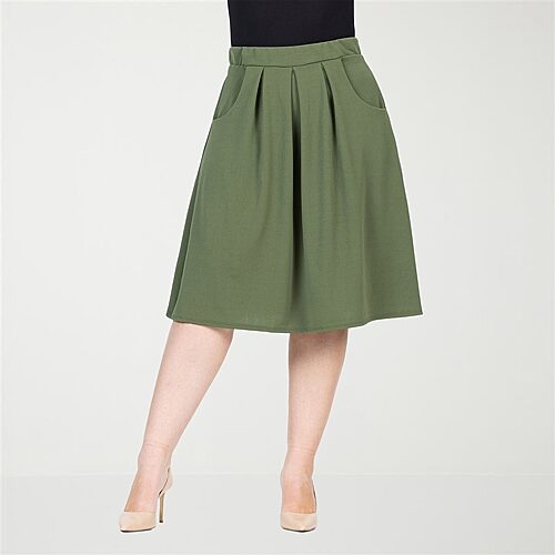 Click here for 24seven Comfort Apparel Plus Size Elastic Waist Pl... prices