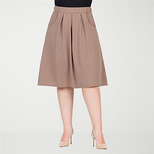 Click here for 24seven Comfort Apparel Plus Size Elastic Waist Pl... prices
