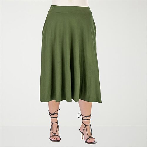 Click here for 24seven Comfort Apparel Plus Size Elastic Waist Pl... prices