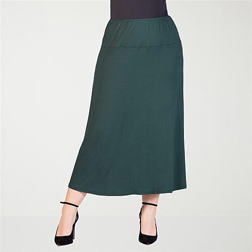 Click here for Plus Size 24/7 Comfort Apparel Elastic Waist Maxi... prices
