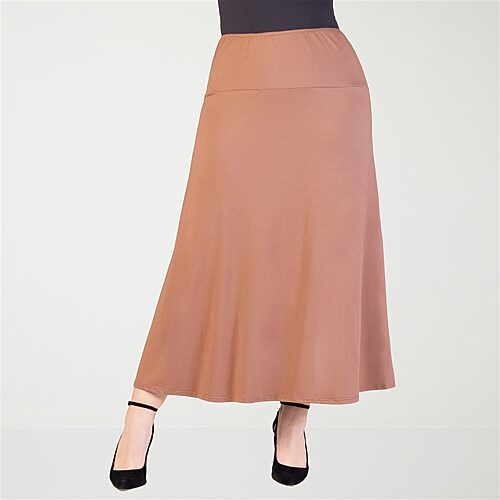 Click here for Plus Size 24/7 Comfort Apparel Elastic Waist Maxi... prices