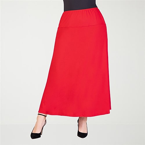 Click here for Plus Size 24/7 Comfort Apparel Elastic Waist Maxi... prices