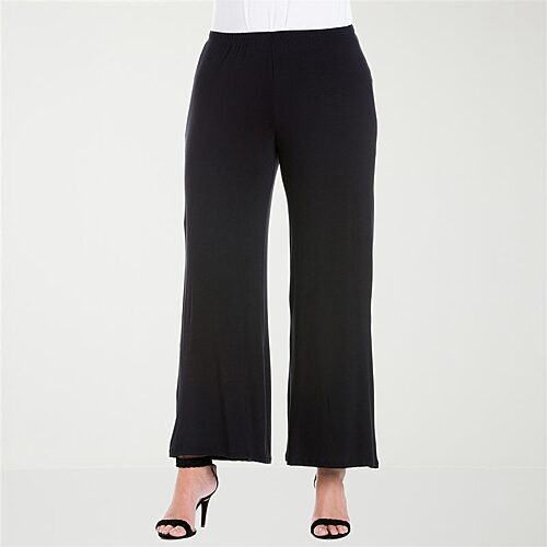 Click here for 24seven Comfort Apparel Plus Size Elastic Waist Fl... prices