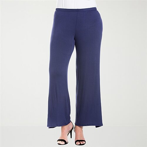 Click here for 24seven Comfort Apparel Plus Size Elastic Waist Fl... prices