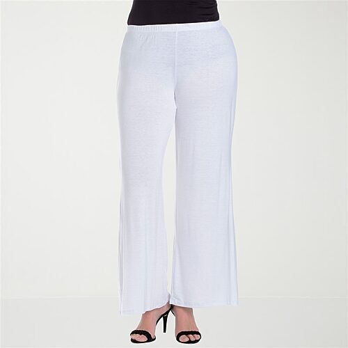Click here for 24seven Comfort Apparel Plus Size Elastic Waist Fl... prices