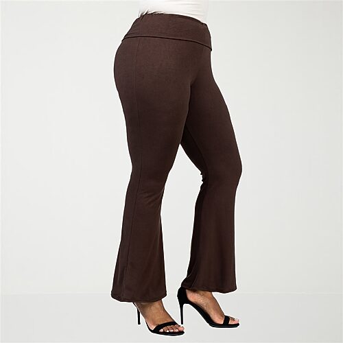 Click here for 24seven Comfort Apparel Plus Size Black Bell Botto... prices